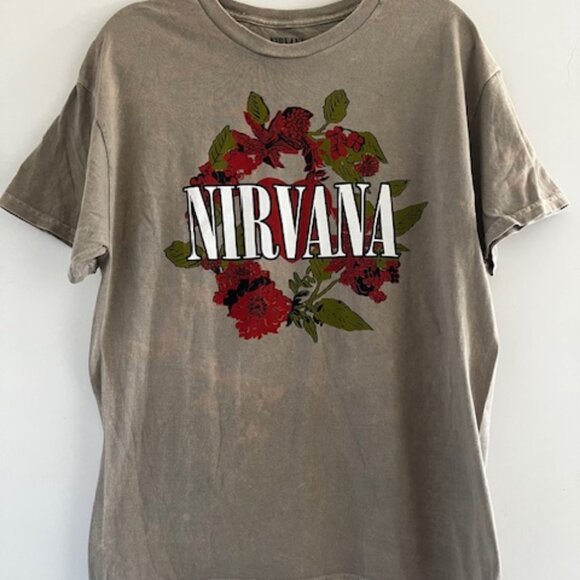 NIRVANA | Tops | Nirvana Shortsleeve Graphic Tee | Poshmark